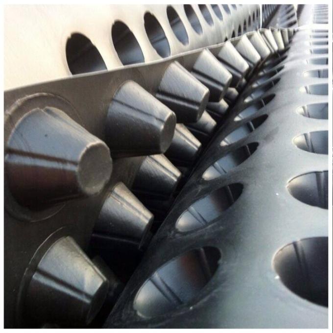 Synthetic Foundation Drainage Mat HDPE For Green Roof Systems